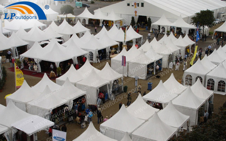 A Large Trade Show Event Was Held In 30x60m Outdoor Exhibition Tent And ...