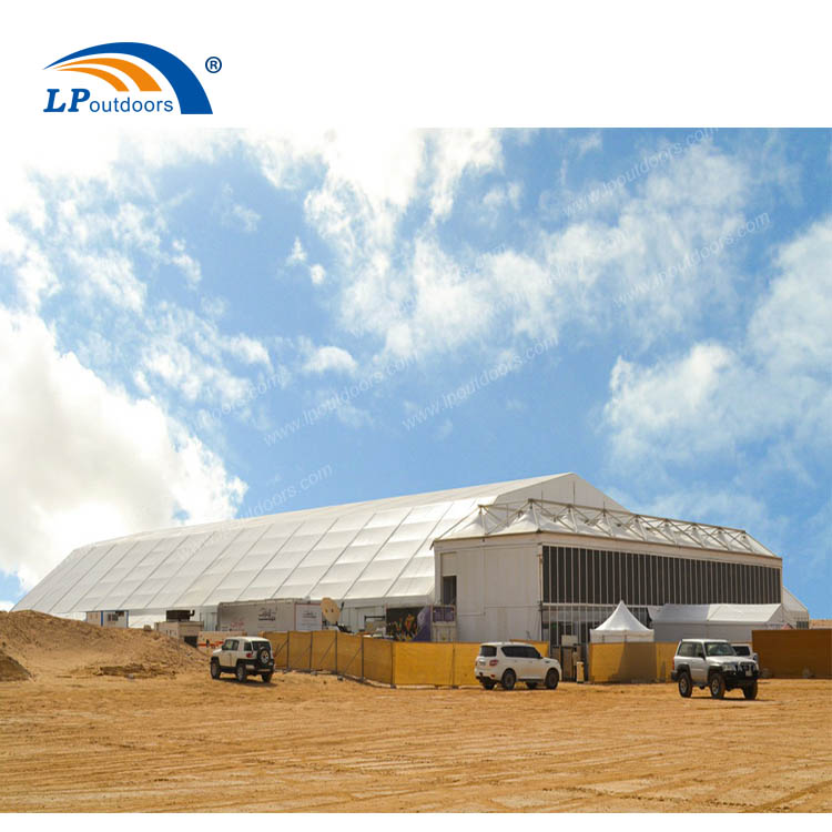 Aluminum Polygon structure tent temorary storage building for public ...